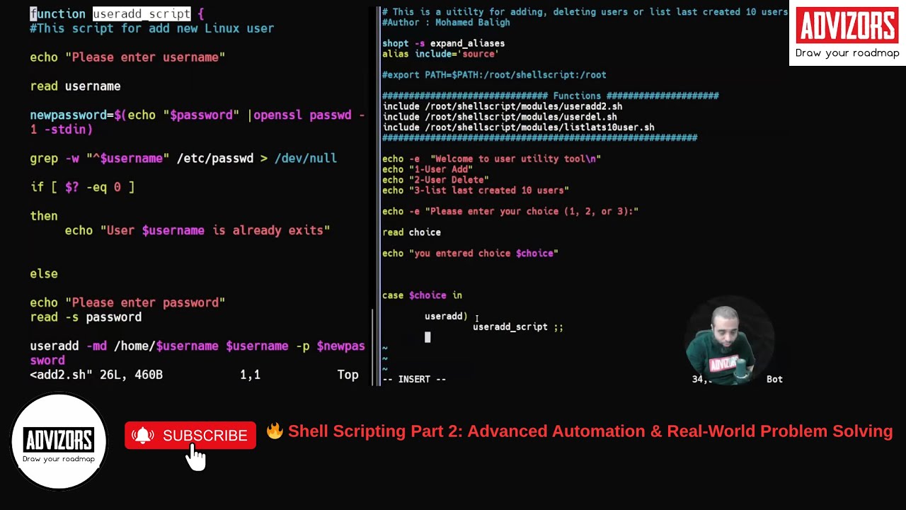 🔥 Shell Scripting Part 2: Advanced Automation & Real-World Problem Solving - YouTube