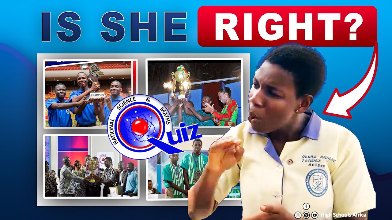 "NSMQ is a show" Nsein SHS Student’s Bold Claim" - YouTube