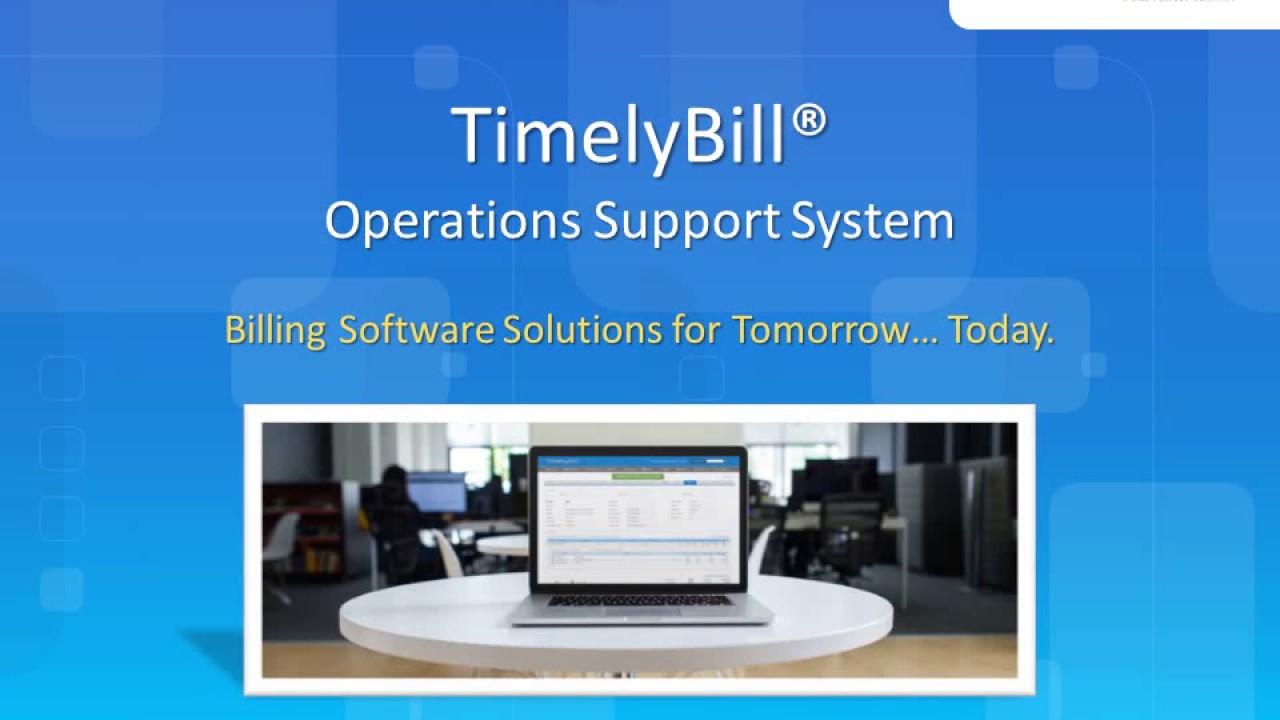 Telecom Billing Software by TimelyBill - YouTube