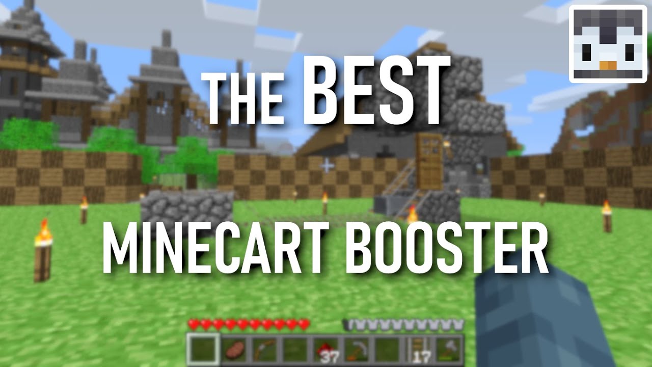 The Best Minecart Booster - Alpha 1.1.2_01 World 1 - YouTube