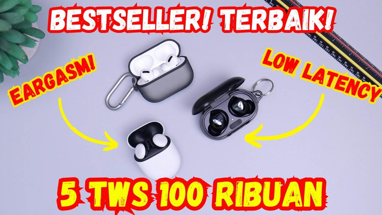 5 TWS 100 Ribuan TERBAIK! Bestseller! - YouTube