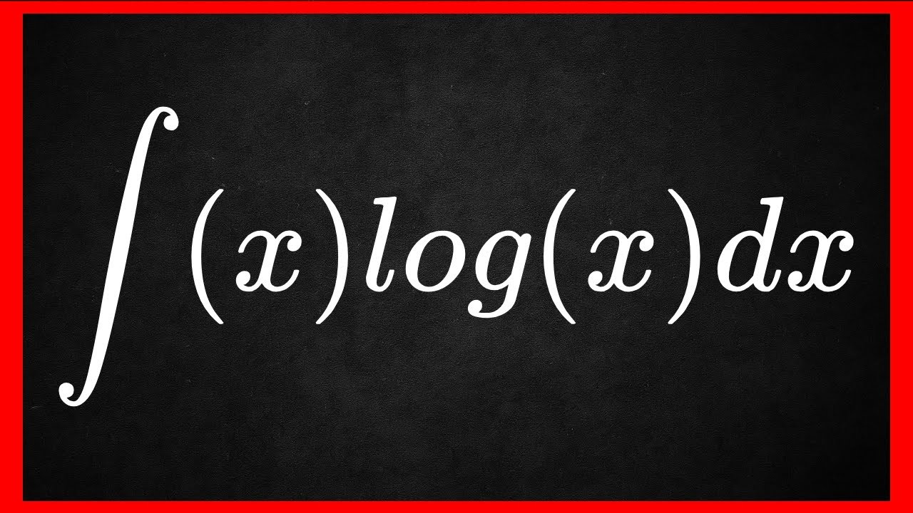 Foundation: Integrate x log x Fast: The Trick You Missed (Integral ...