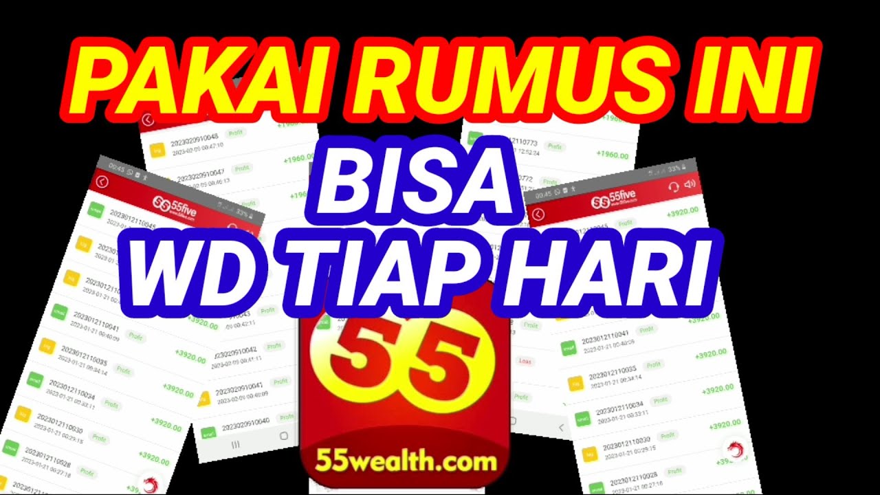 GACOR 🔥 RUMUS TERBARU 55 WEALTH 2023 | RUMUS BERMAIN WINGO 55 FIVE ...