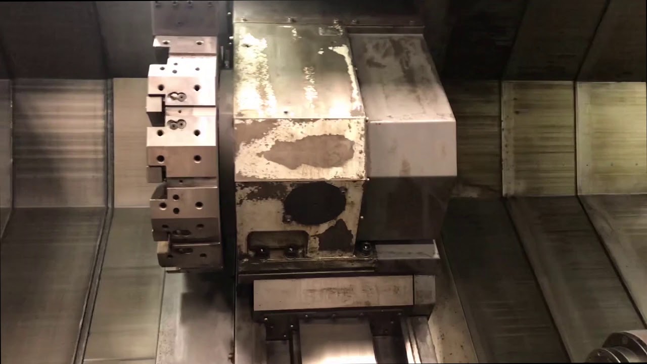 Used Samsung SL45/220 Turning Center - YouTube