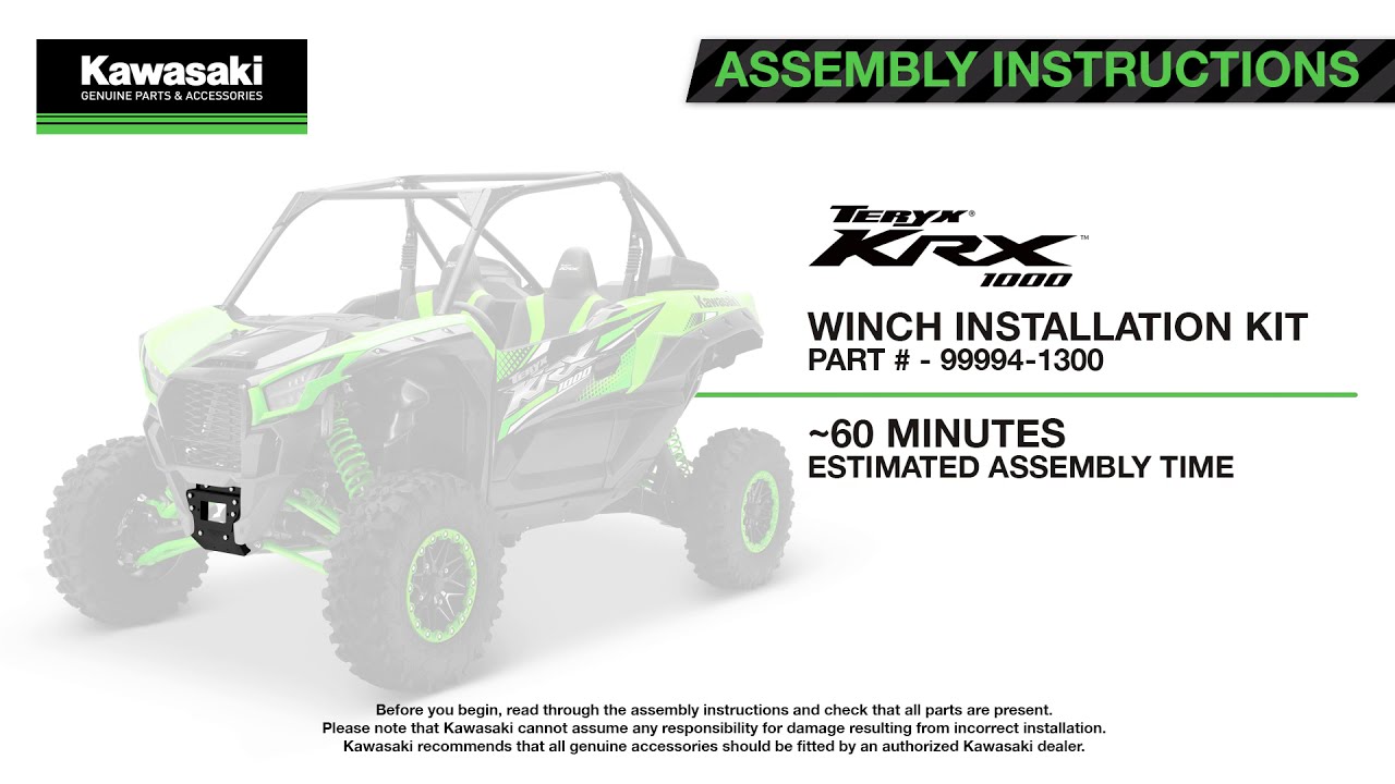 99994-1300 Winch Installation Kit - Installation Video - YouTube