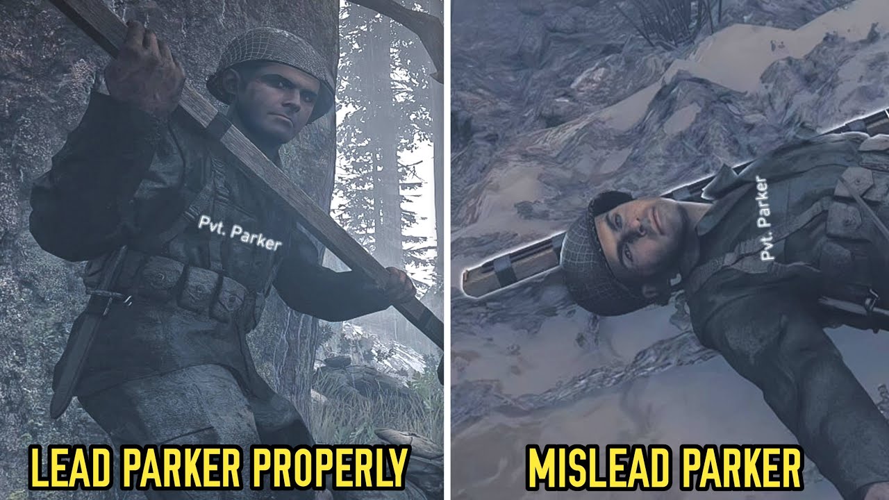 What Happens if You Lead Or Mislead Private Parker In COD World War II ...