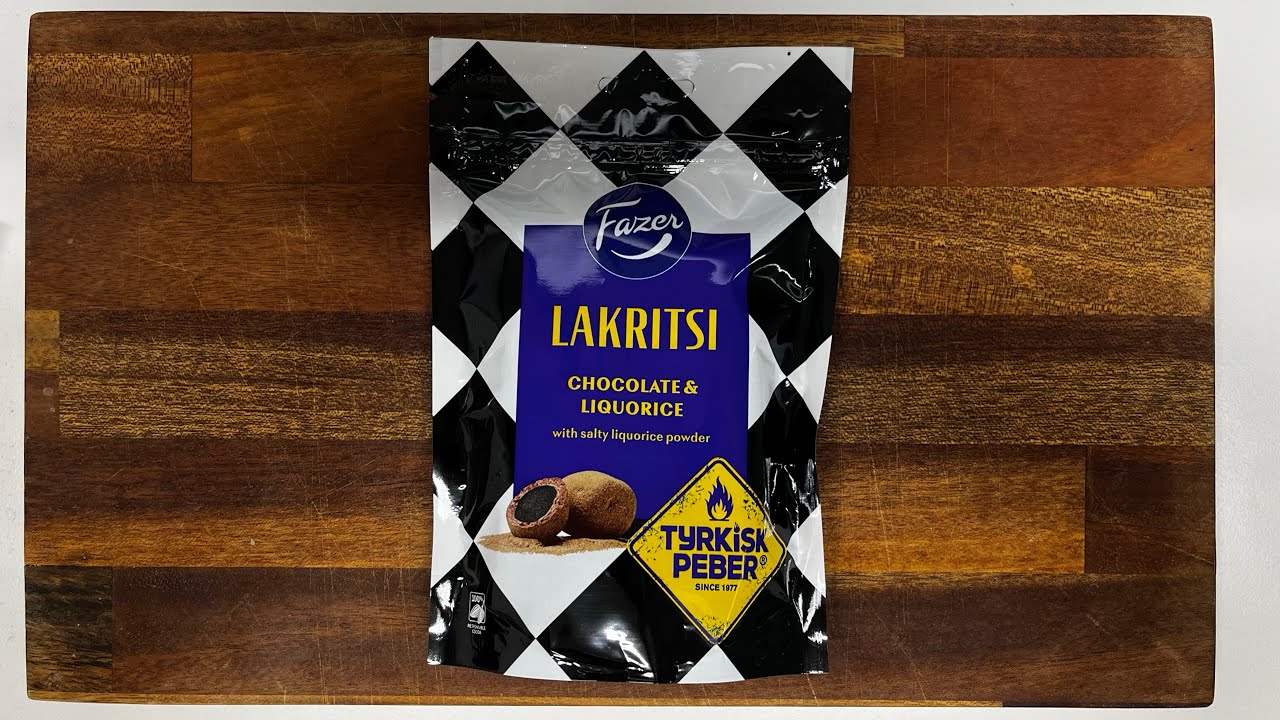 Fazer Lakritsi Tyrkisk Peber lakritsi-suklaapallot - YouTube