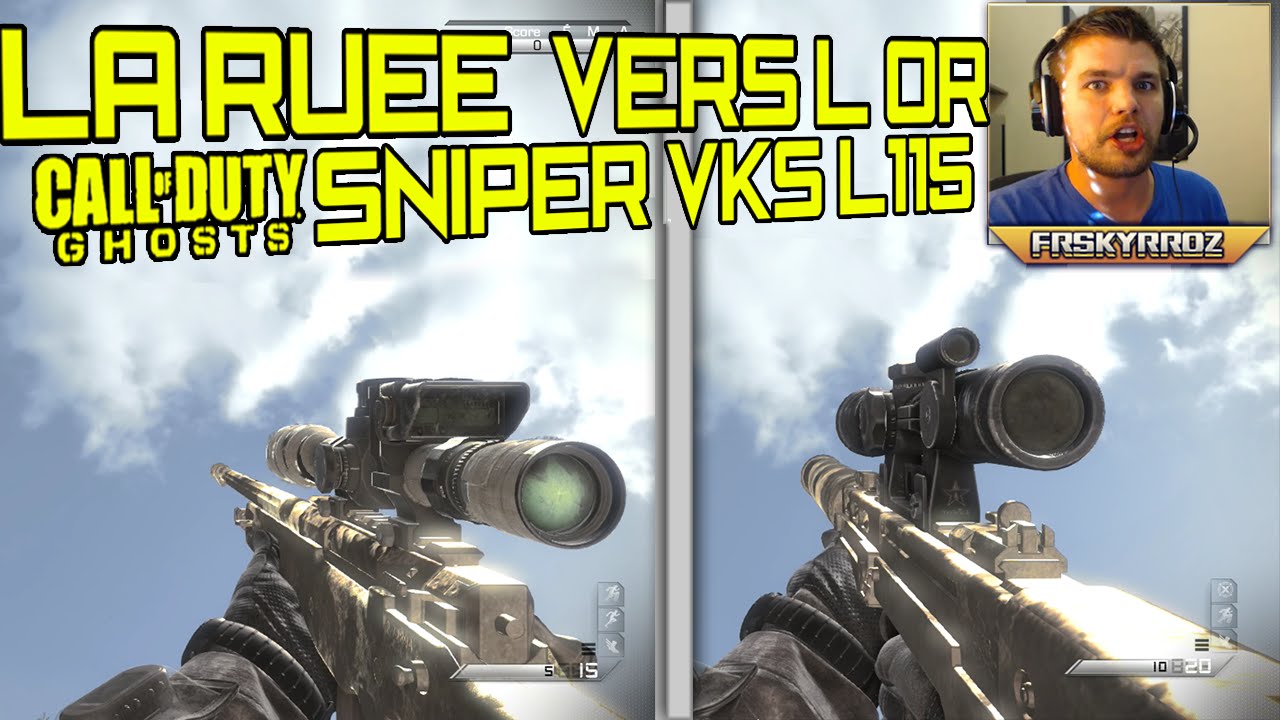 COD GHOSTS : VKS & L115 | La ruée vers l'or au Sniper #6 Gameplay - YouTube