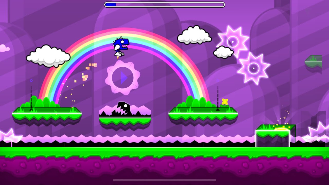 Geometry Dash Level 19 “Geometrical Dominator” - YouTube