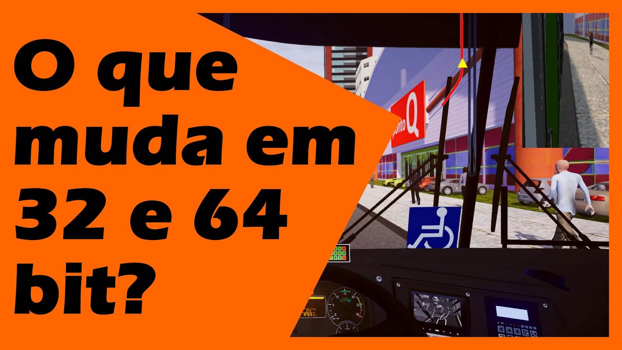 Qual é a diferença do jogo de 32 e 64 bit? - YouTube