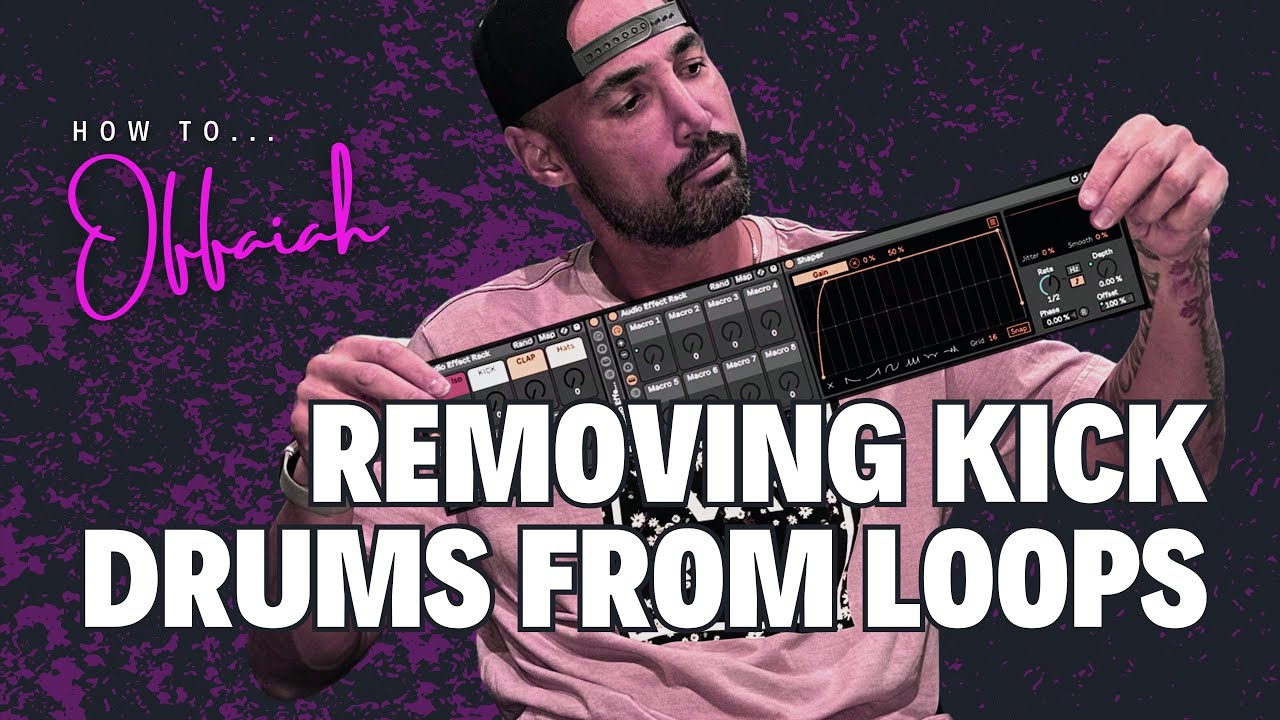 How to remove a kick drum from a drum loop - ABLETON TUTORIAL - YouTube