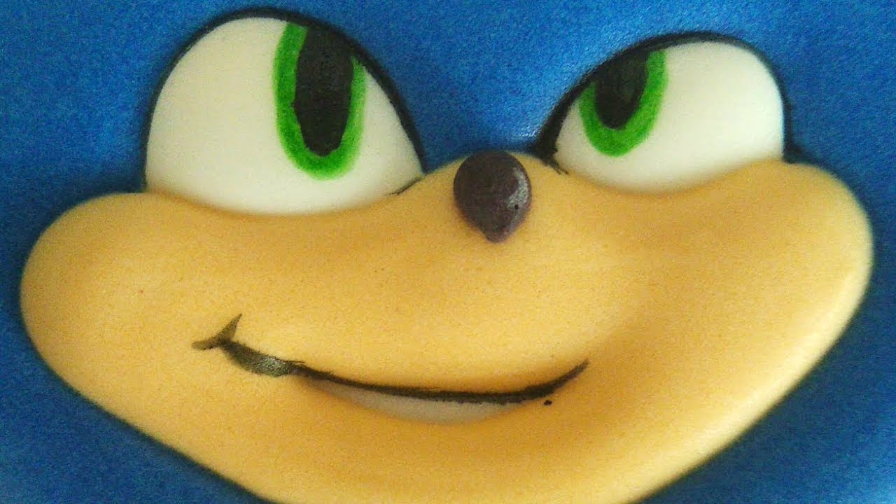 Sonic Movie Fluffy Gingerbread Cookie ASMR - YouTube