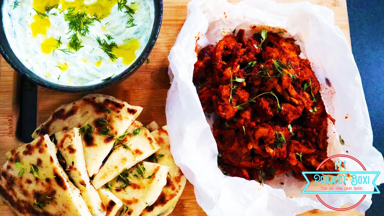 How to Make Greek Chicken Gyros + Tzatziki & Pita Bread | Greek Kitchen ...