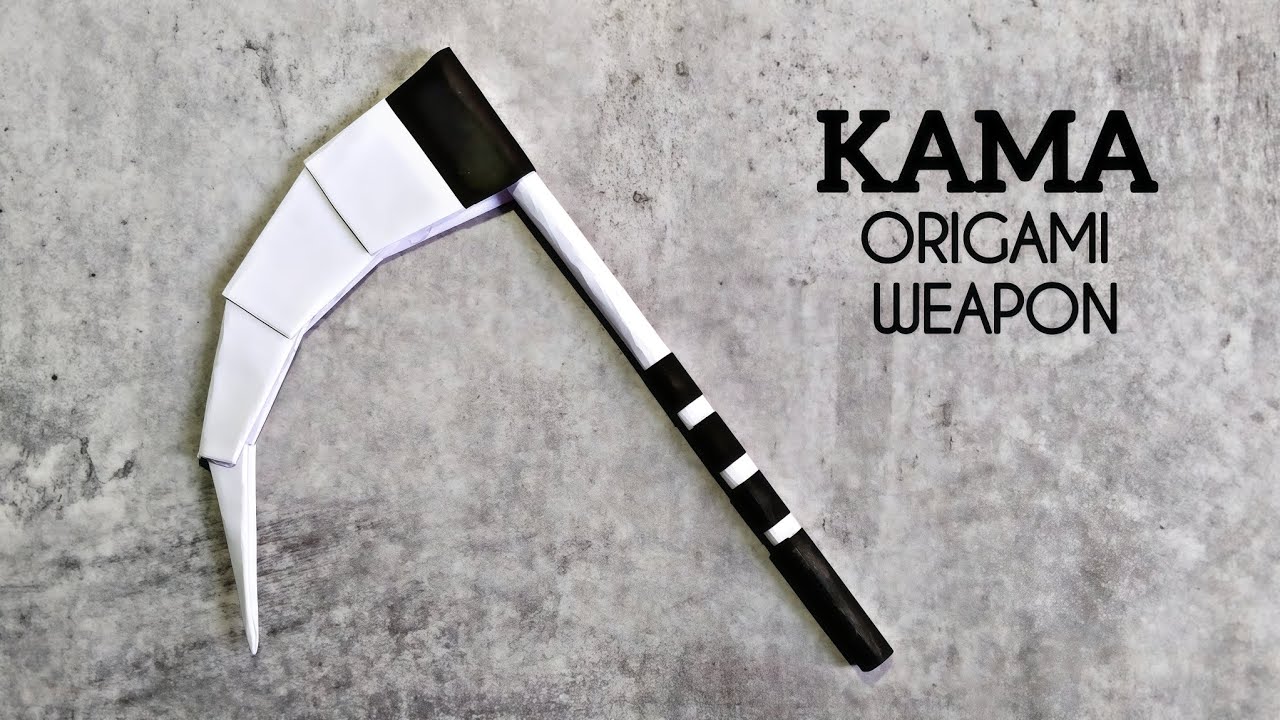 How To Fold A Paper Kama Step-By-Step Tutorial | DIY Origami Kama ...