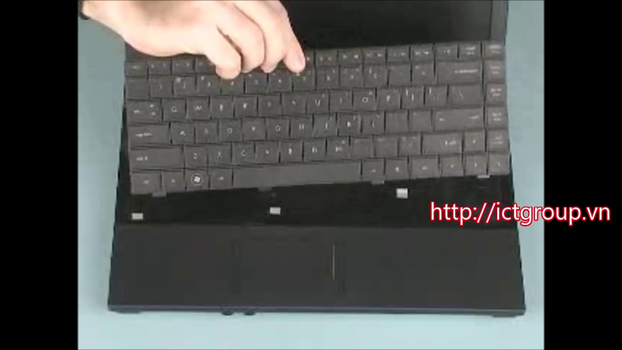 Hướng dẫn thay bàn phím HP Compaq 420 keyboard Assembly Replacement ...