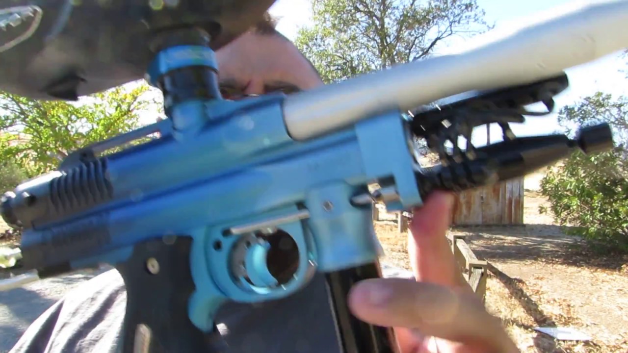 EvolutionX Autococker - Rebuilt by Paintball Tek - YouTube