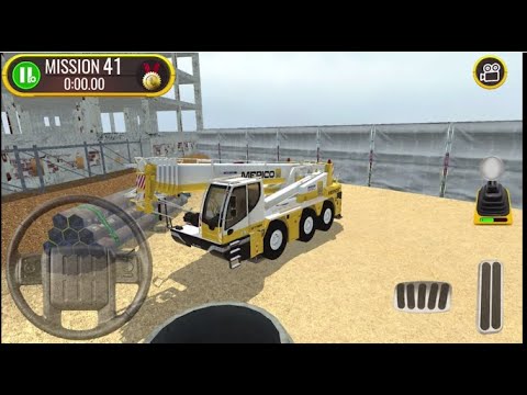 Direksiyonlu En Büyük Vinç Oyunu // Araba Oyunları // The bigest Crane Games // Gameplay