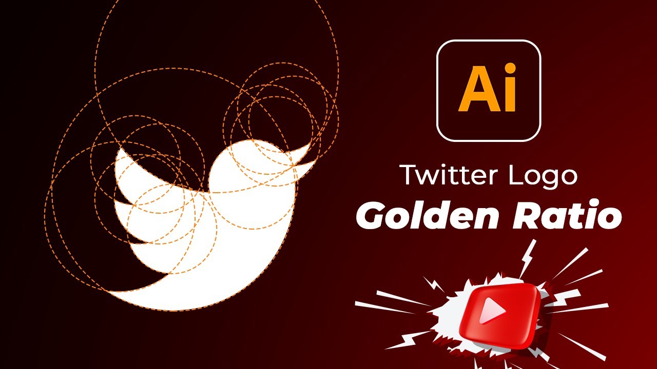 How to design a logo with golden Ratio Adobe Illustrator Tutorial - YouTube