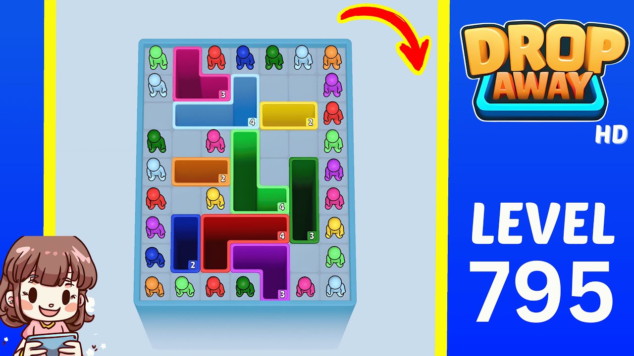 Drop Away Level 795 Solution Walkthrough - YouTube