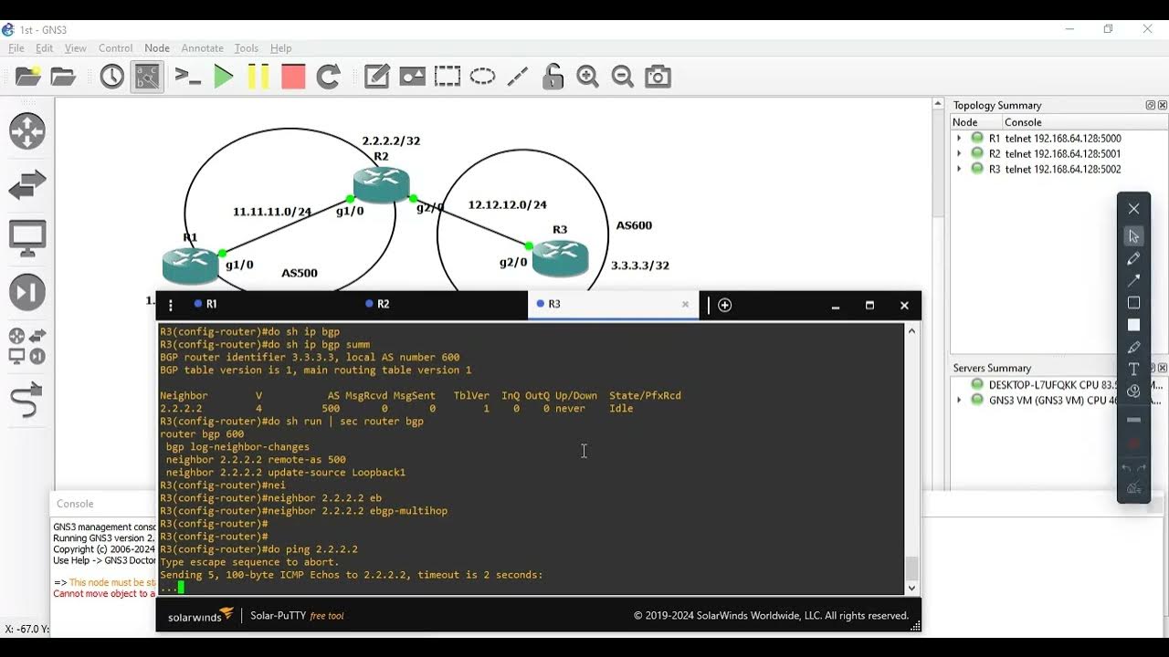 11 iBGP | eBGP using Loopback Interfaces - YouTube