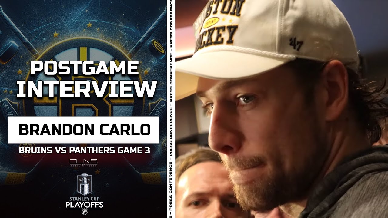 Brandon Carlo Understands Why Bruins Fans BOO: "I Love This Fanbase ...