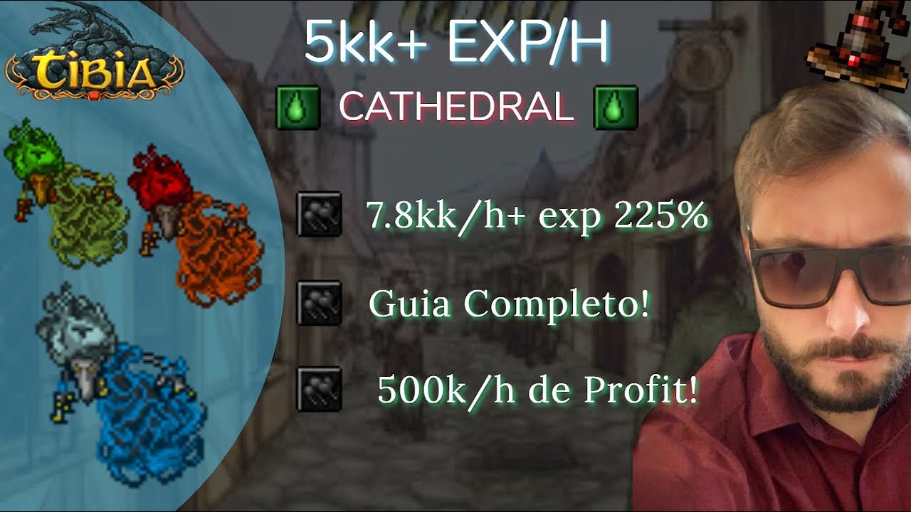 Tibia Hunt Lvl. 250+ Guia Completo | Buried Cathedral - 5kk+/h - YouTube