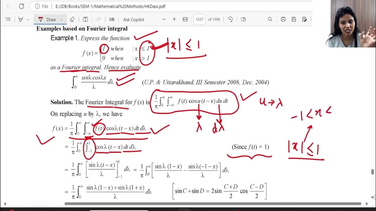 L-17 Fourier Integrals - YouTube