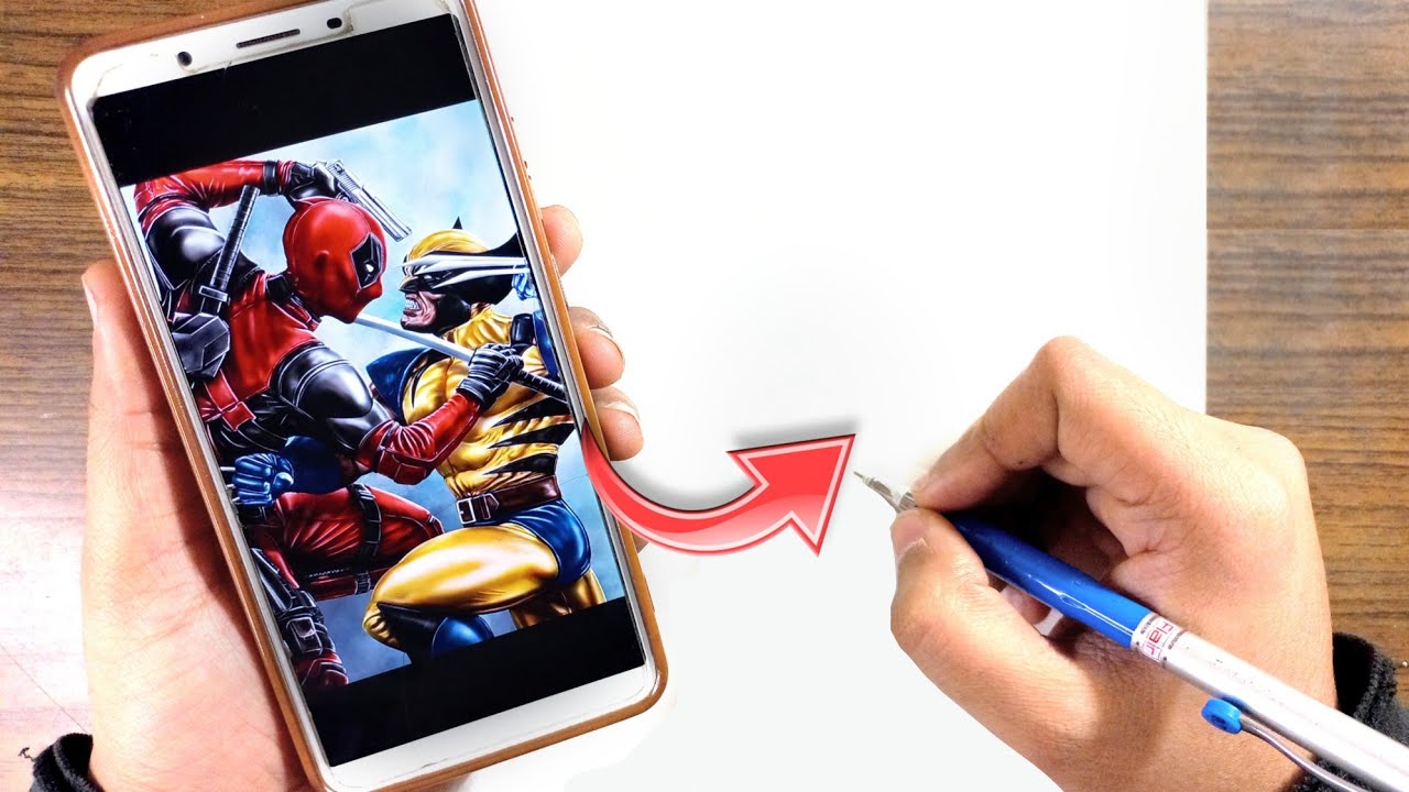 How to Draw Deadpool vs Wolverine | Deadpool vs Wolverine Drawing - YouTube