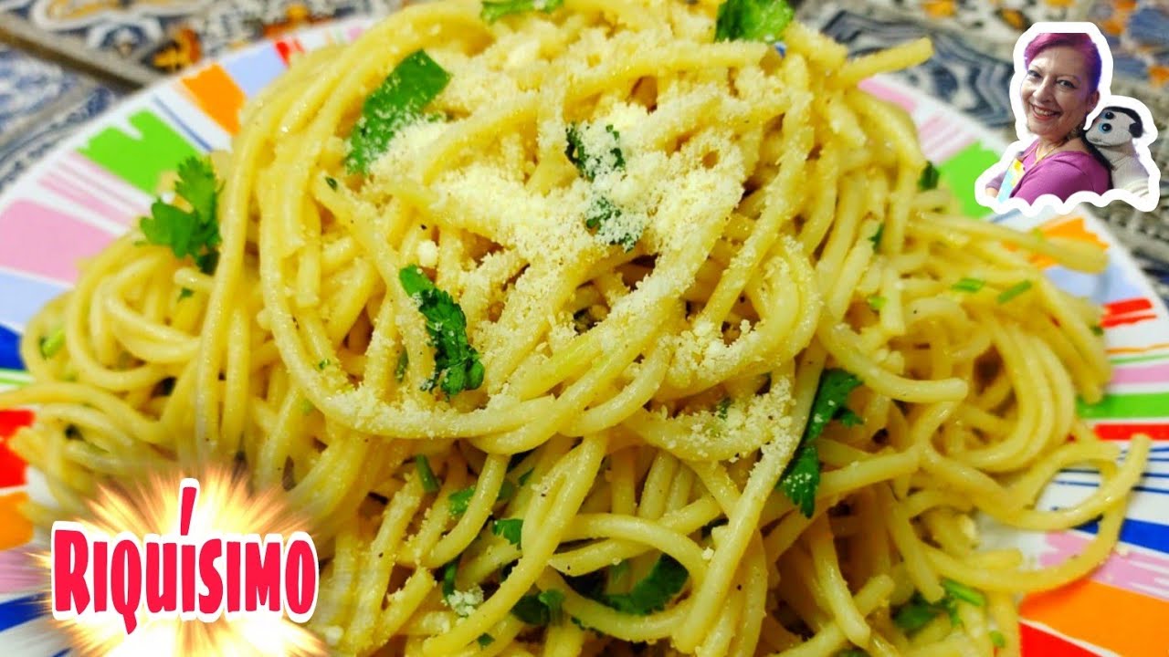 SPAGUETTI AL CILANTRO / Cómo hacer Spaghetti al Cilantro con Receta ...
