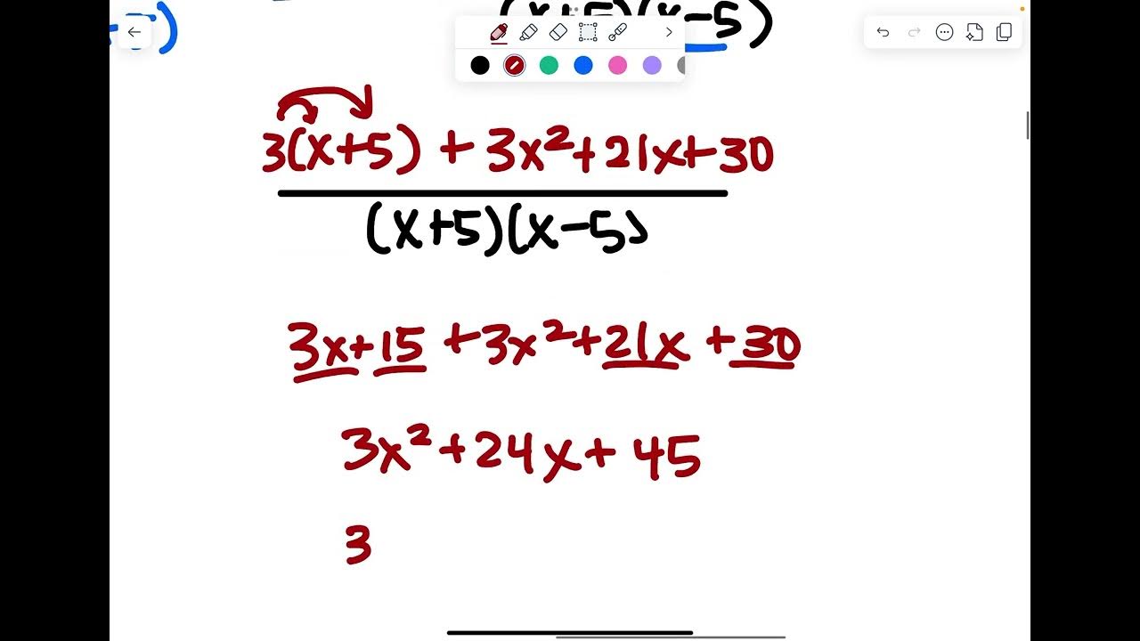 Adding and Subtracting Rational Functions - YouTube