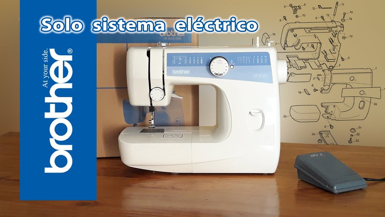 Brother LS 2125 M quina De Coser Hogare a YouTube