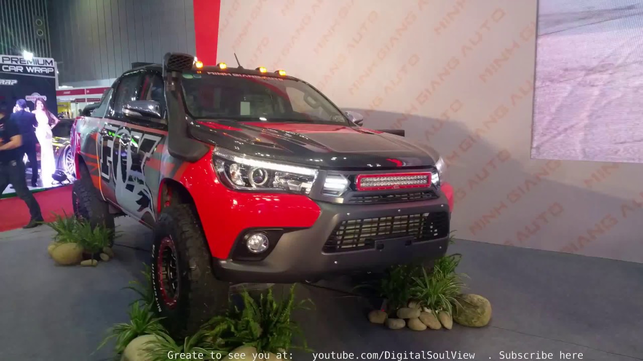 Toyota Hilux custom modified. 2018. Creative modification of Toyota ...