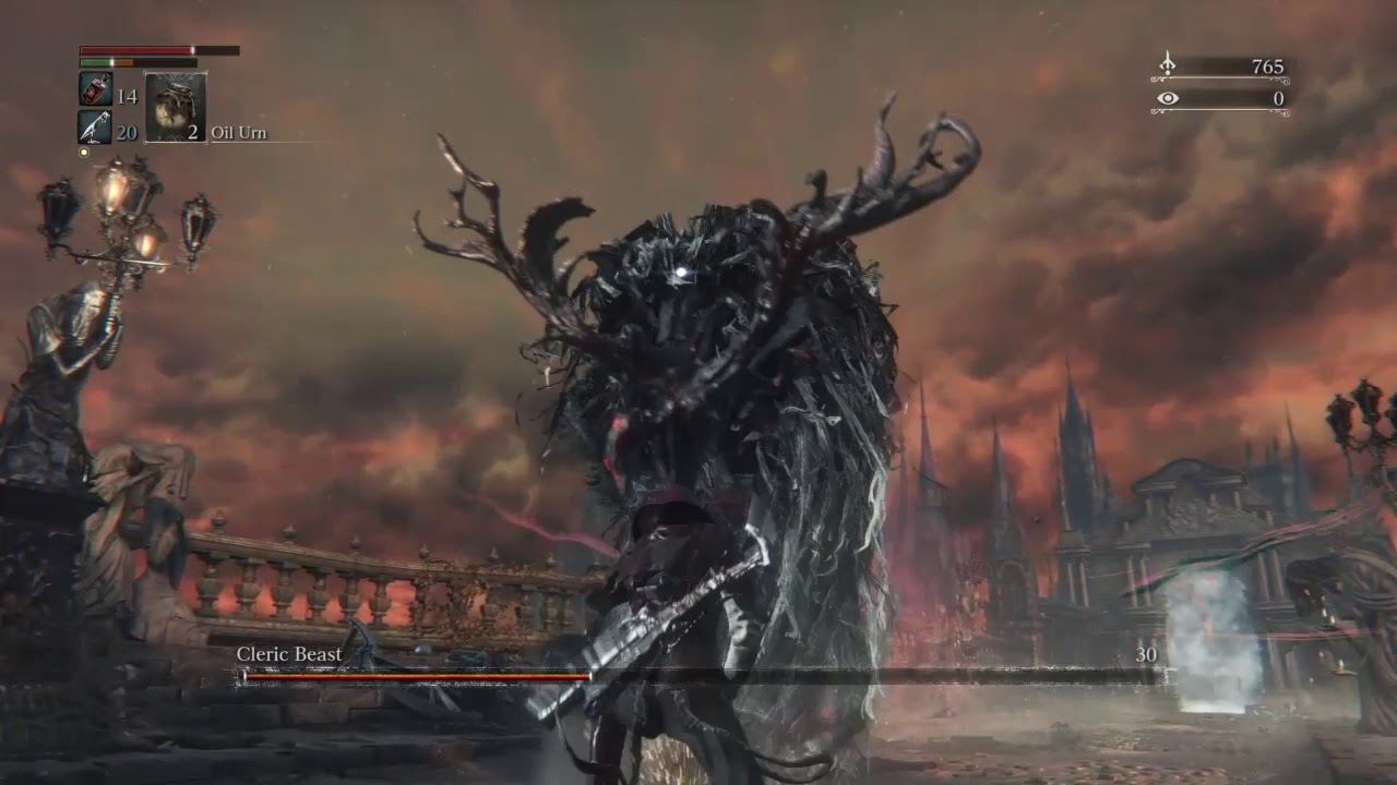 Beating my first ever soulsborne boss! - Bloodborne - YouTube