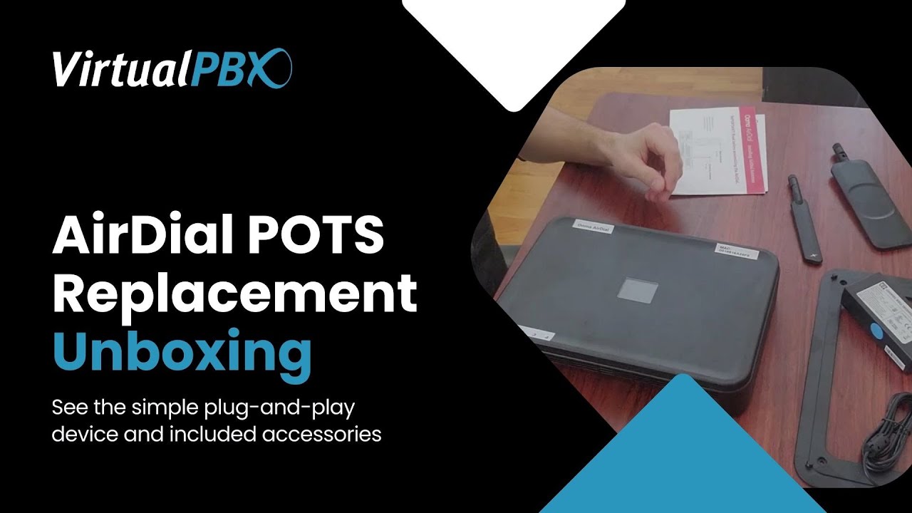 Unboxing the AirDial POTS Replacement Solution from VirtualPBX - YouTube