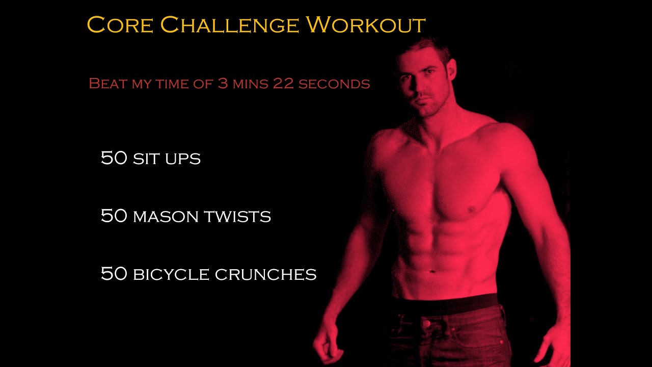 Core Challenge Workout - Test the strength of your abs and try to beat ...