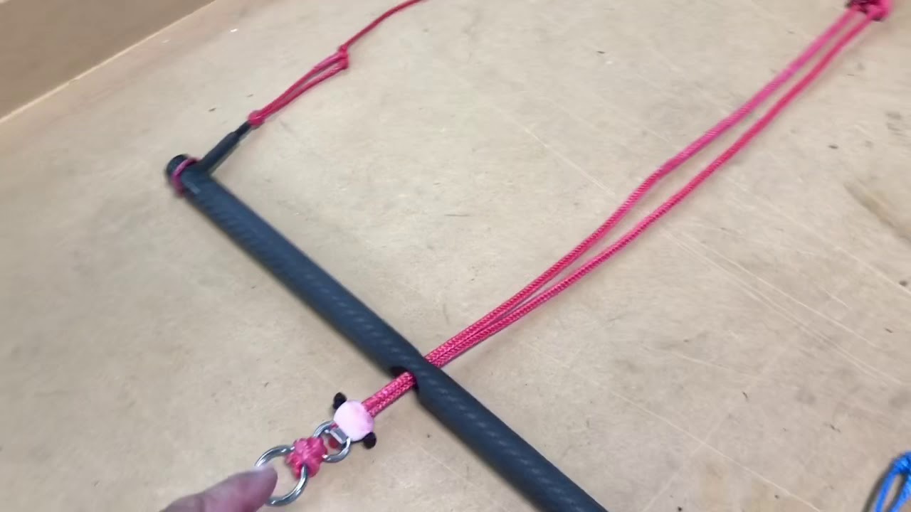 Cloud kite replacement line - YouTube