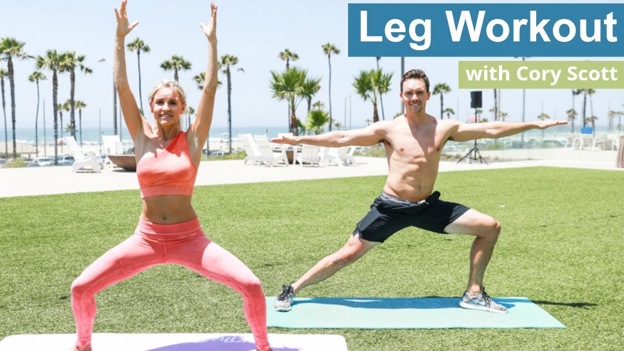 Lower Body Workout with Cory Scott - LEG & BOOTY TONE | Rebecca Louise ...