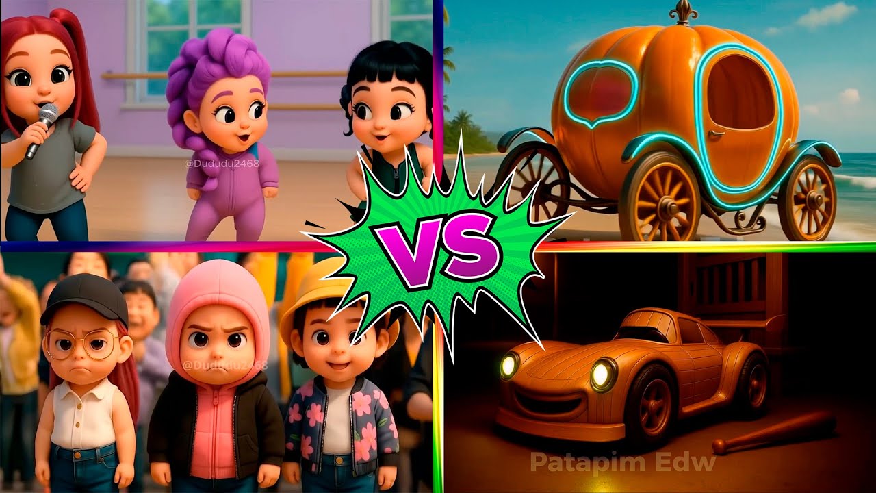 KPOP DEMON HUNTERS BABY VS BRAINROT CINDERELLA’S CARRIAGE VS BRAINROT ...