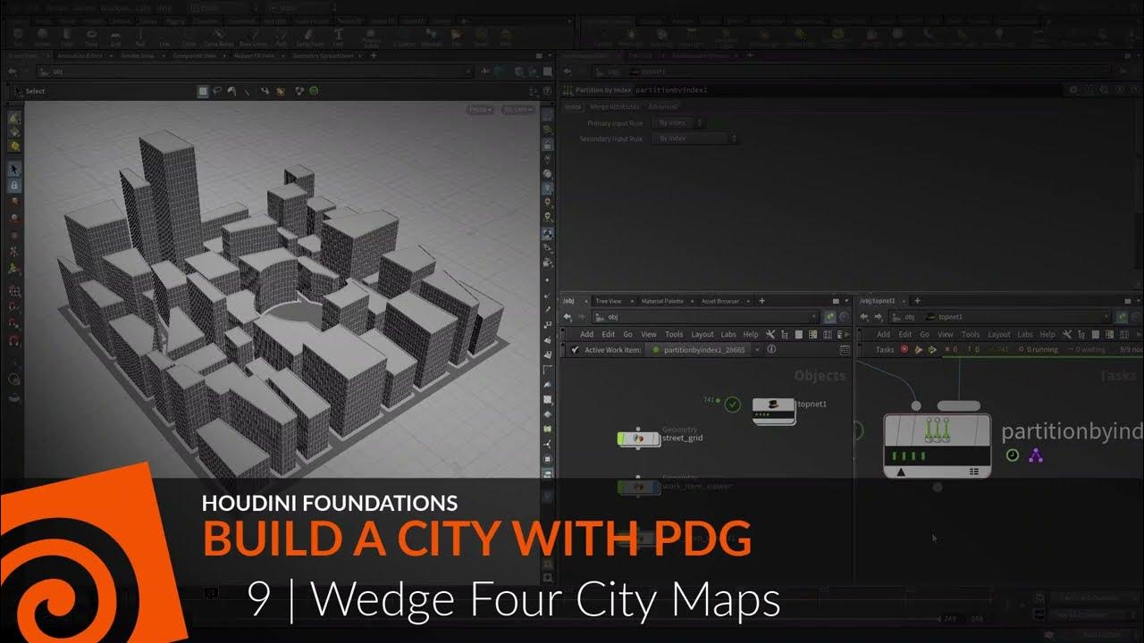Houdini Foundations: PDG 9 | Wedge Four City Maps - YouTube