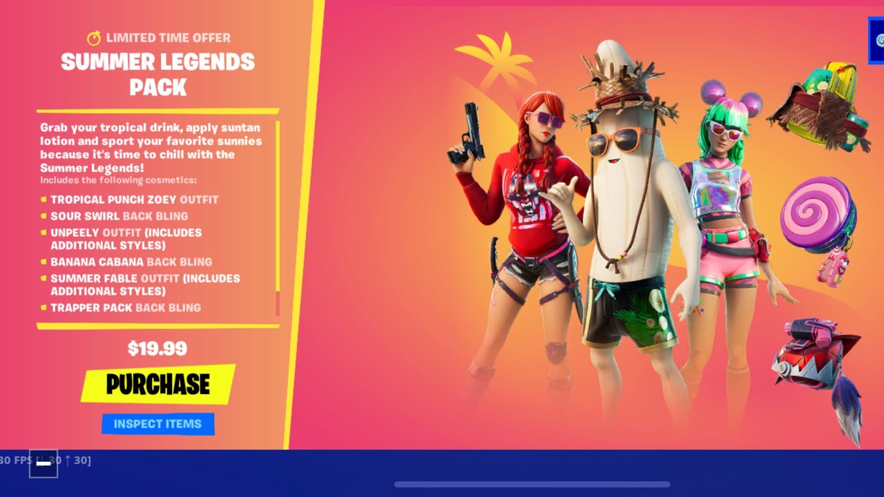 New Summer Legends Pack Is Out Now!! (Limited Time Offer) - YouTube