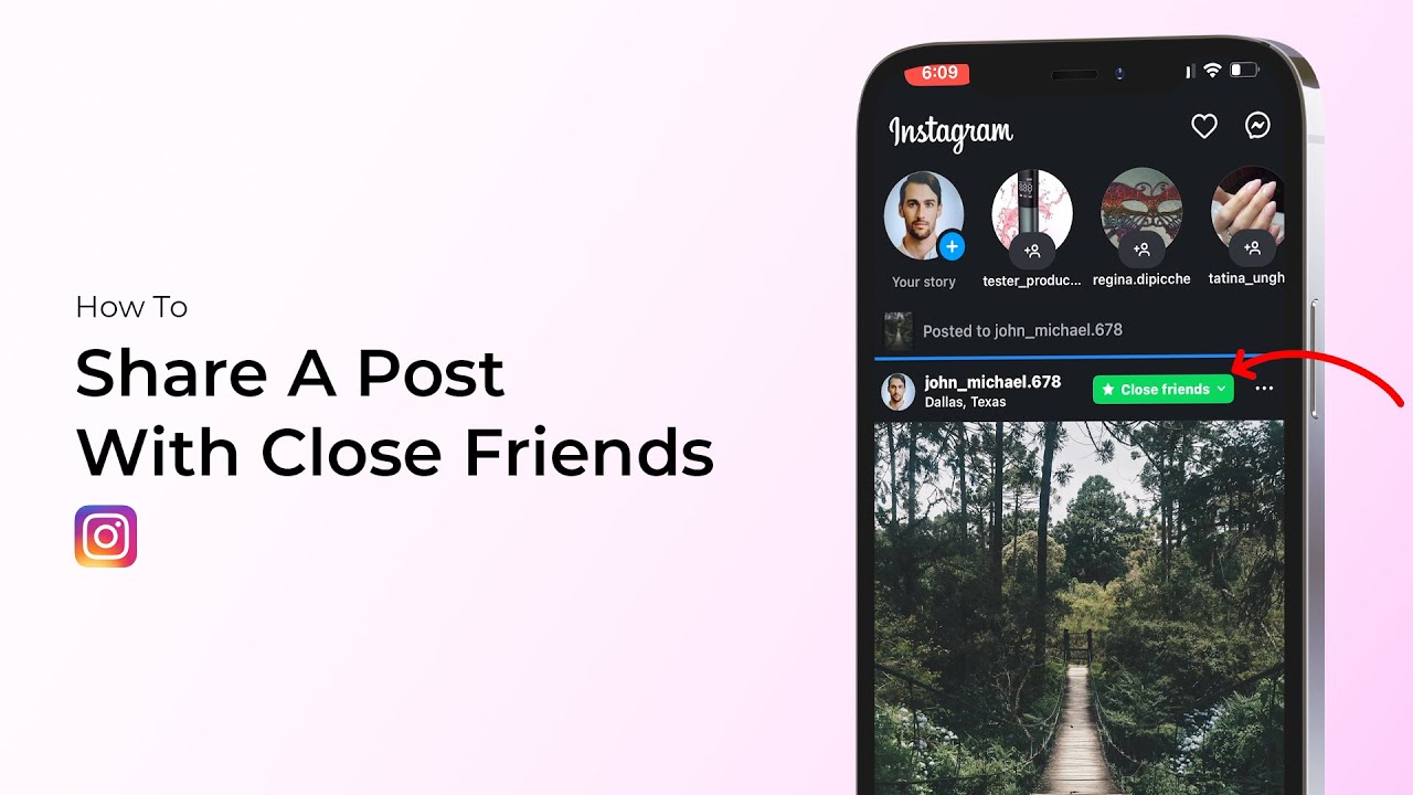 How To Share A Post With Close Friends On Instagram? - YouTube