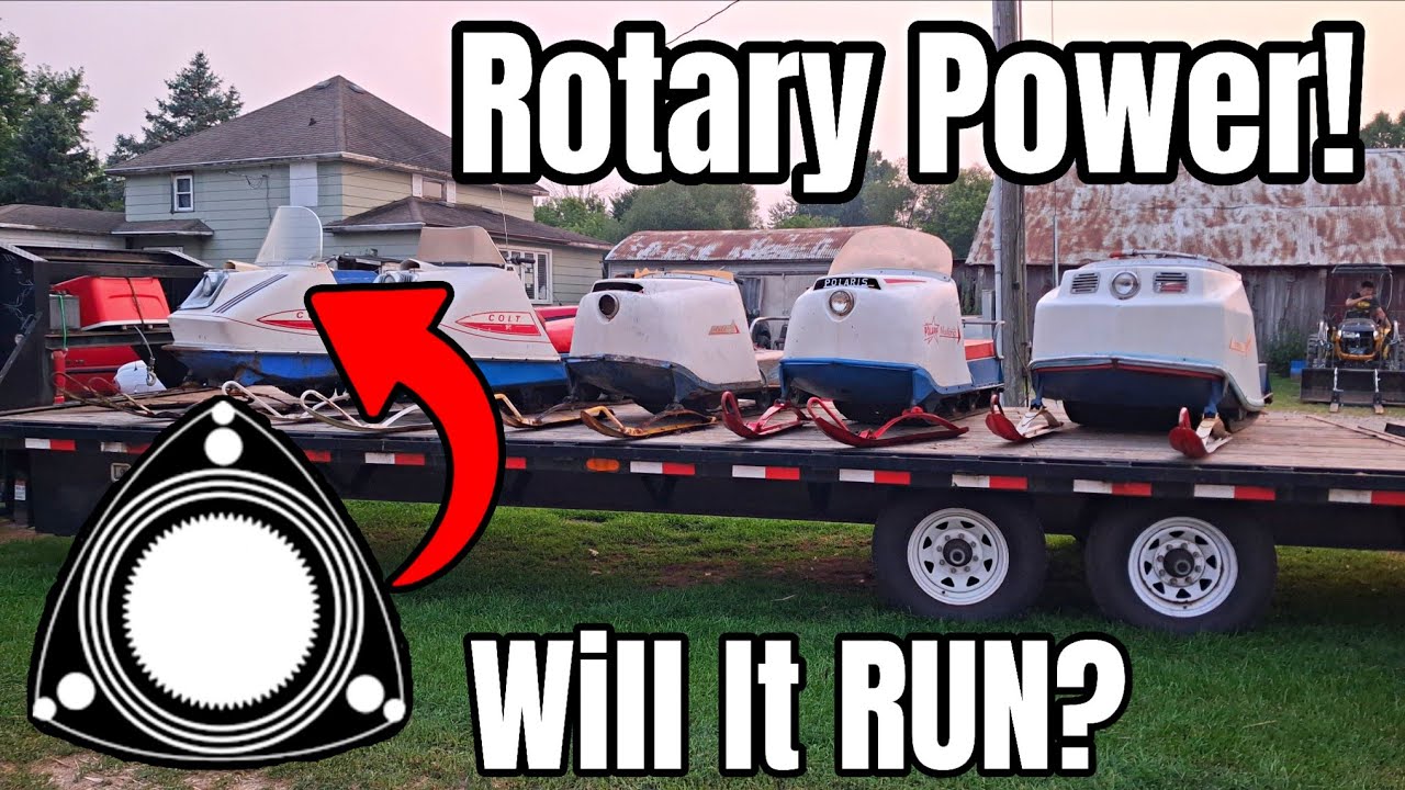 Rotary Engine Snowmobile (RARE) Will It RUN? Polaris Colt 303 - YouTube