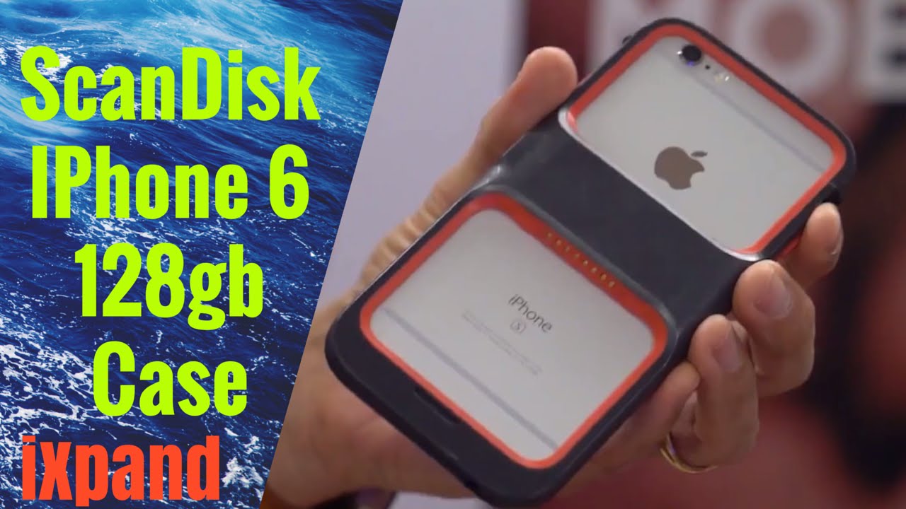 SanDisk iXpand Memory Case for iPhone 128gb first look and review 2016 ...