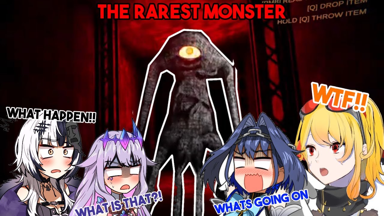 Hologirls 1st Time Meeting The Rarest Monster In Content Warning ...
