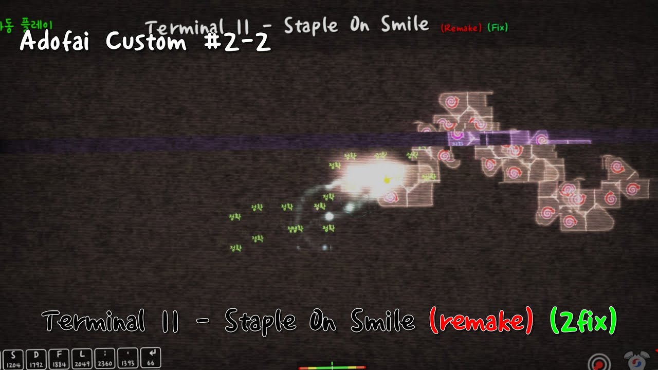 (Adofai Custom #2-2) 2차 Fix | Terminal 11 - Staple On Smile (Remake ...