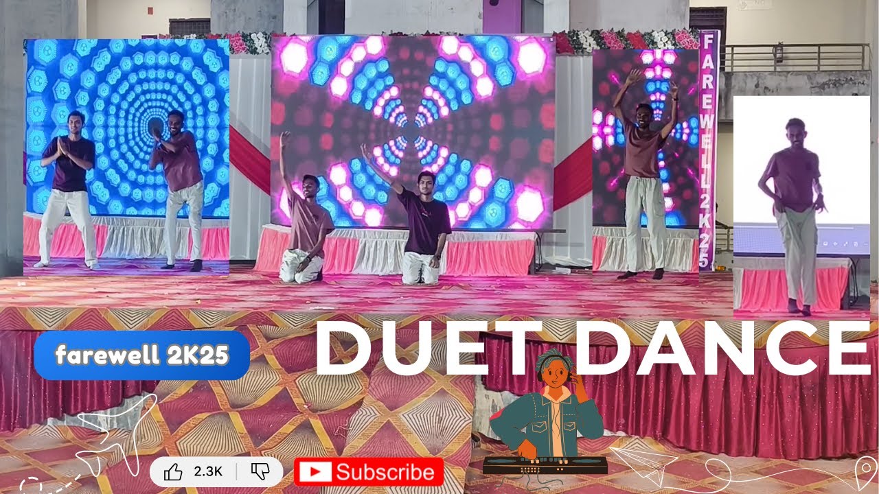 farewell party 2K25 Rec Azamgarh || duet dance by Aryan sir || rajkiya ...