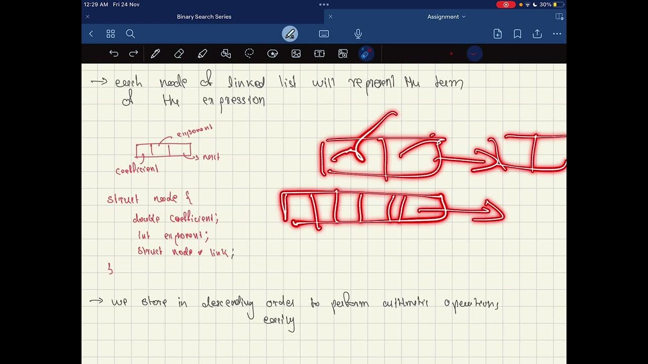 Polynomial Representation Using Linked List | DS ASSIGNMENT - YouTube