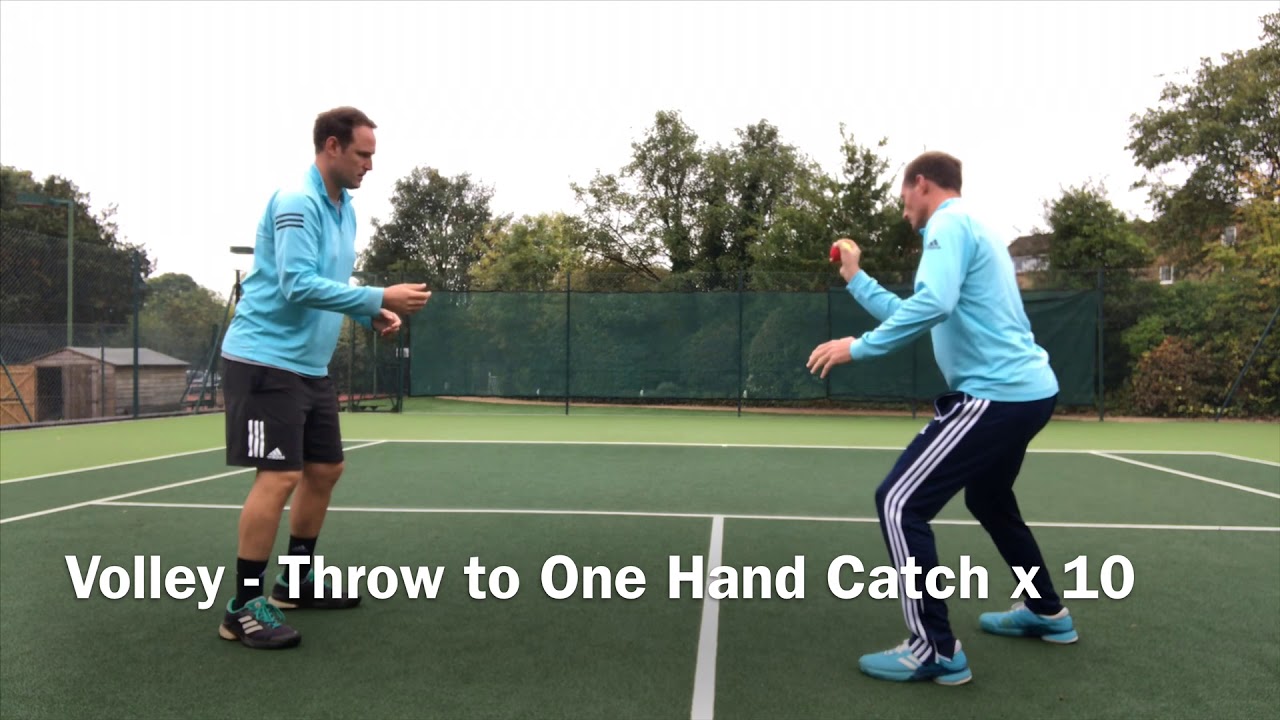 Volley - Throw to One Hand Catch - YouTube