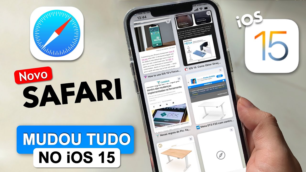 Dicas de Uso p/ o novo App Safari nos iPhones com iOS 15 - YouTube