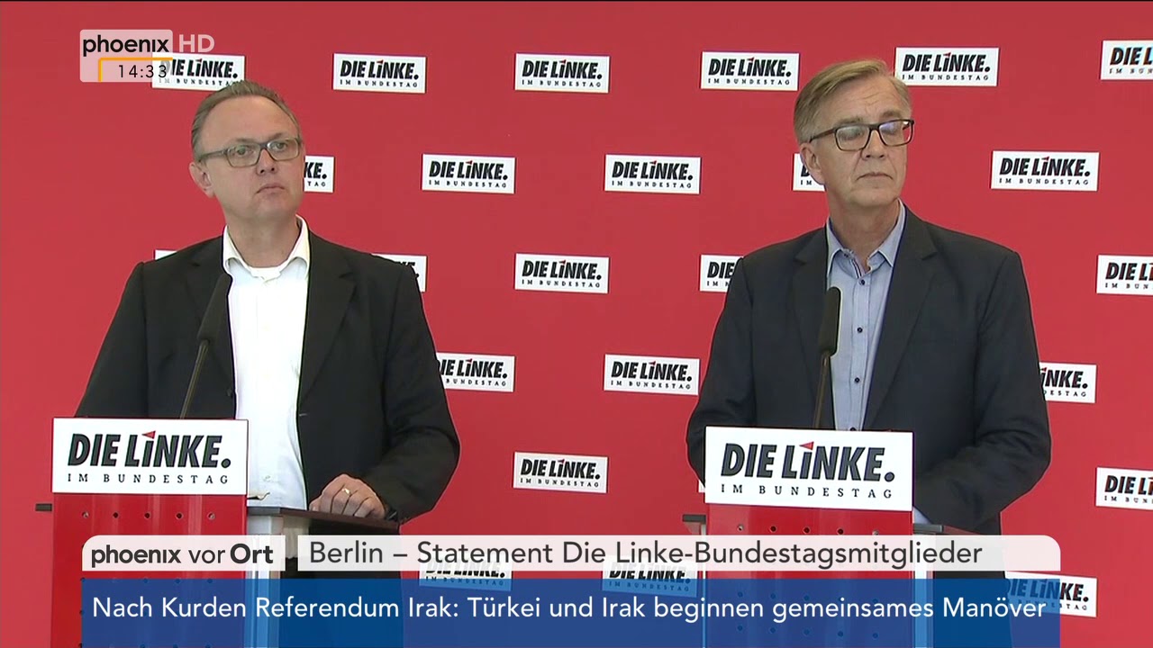 Statements Aus Der Bundestagsfraktion Die Linke Am 26 09 17 Youtube
